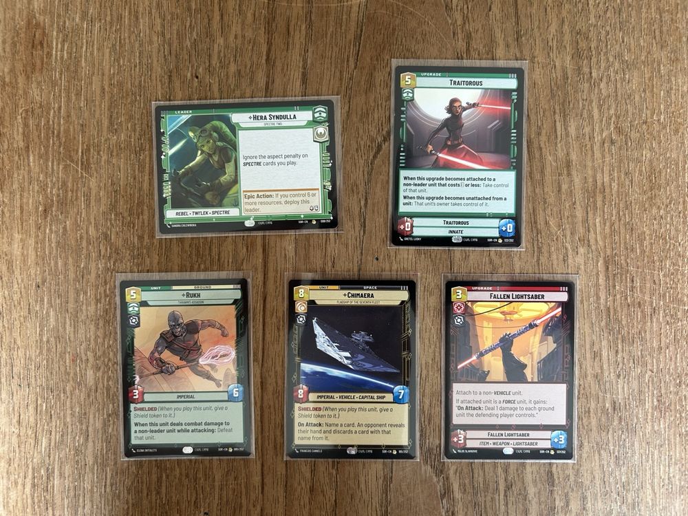 Star Wars Unlimited - 5 Karten rare | Kaufen auf Ricardo