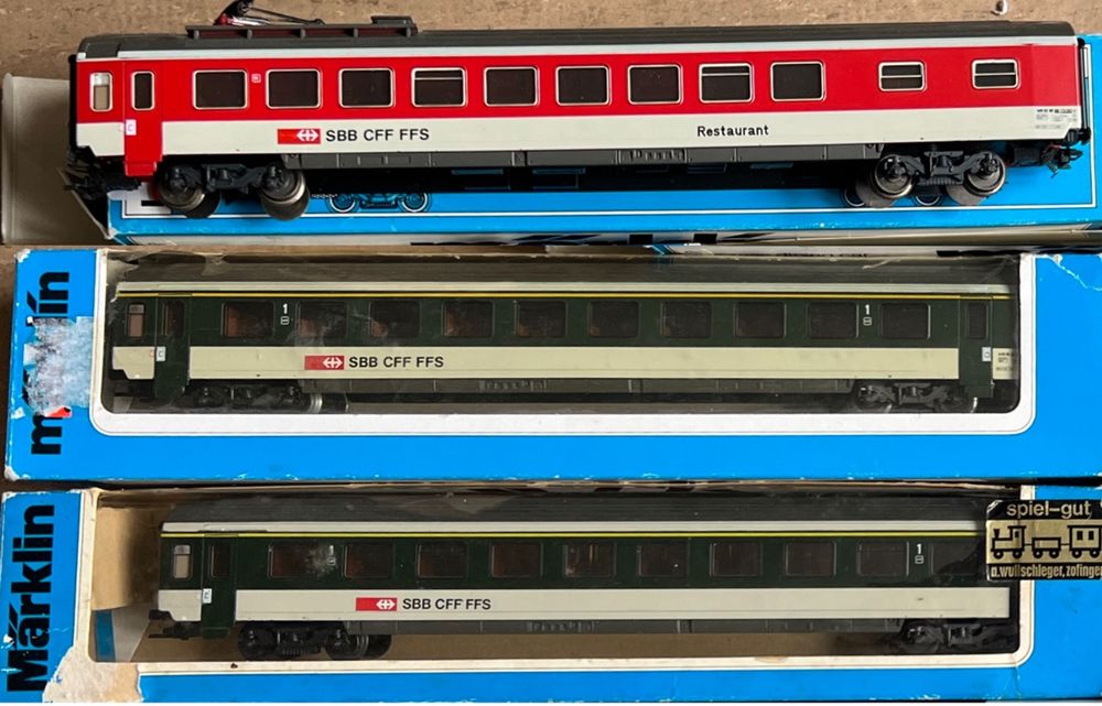 Märklin SBB 3x EW IV altes Design | Kaufen auf Ricardo