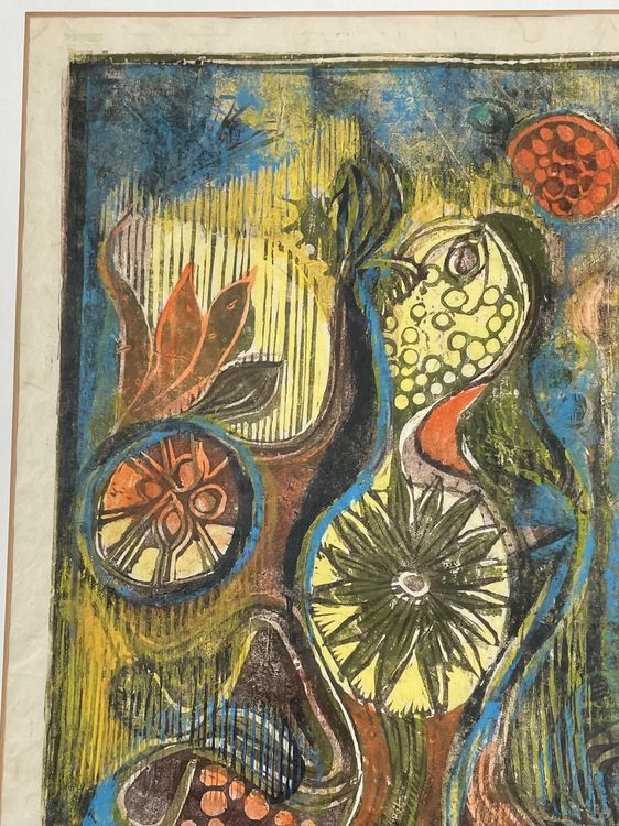 Serge Brignoni (1903-2002) grosse Monotypie | Kaufen auf Ricardo