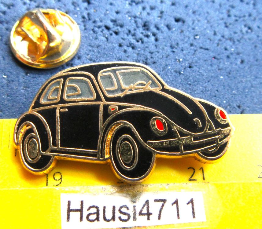 VW KÄFER OLDTIMER AUTO PIN ENAMEL BALLARD TOP-QUALITÄT 32mm (Gebraucht ...