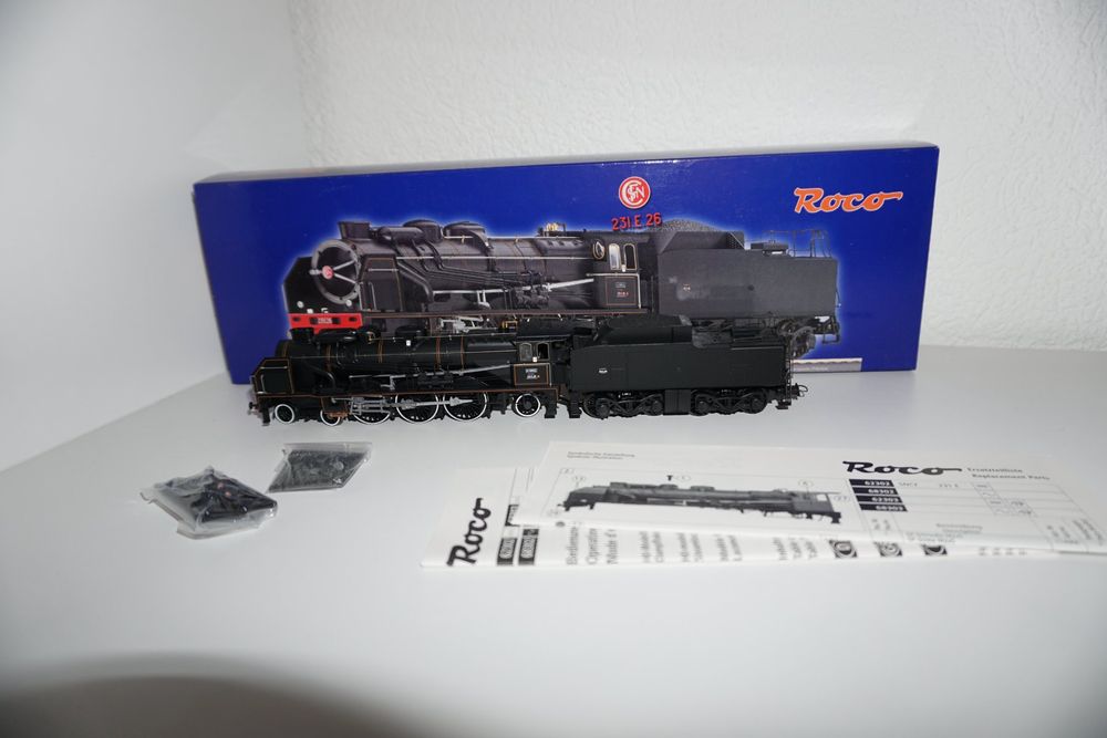 Roco 62302 - SNCF 231.E.26 Dampflok H0/DC (Gebraucht) in Matten b ...