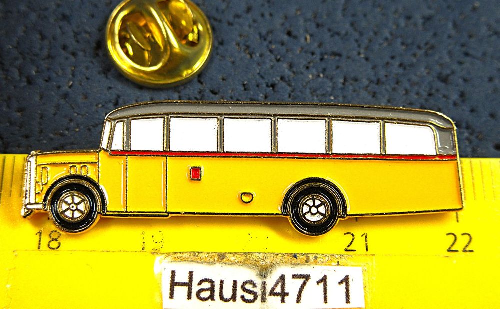 PTT-CH POSTAUTO SAURER PIN GEPRÄGT45mm LANGG (Gebraucht) in Ettingen für CHF 1.95 – mit ...