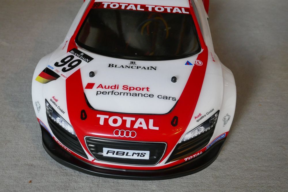 TEAMC GTR8E AUDI R8 1/8 RTR 4WD EP (Neu (gemäss Beschreibung)) in Buchs ...