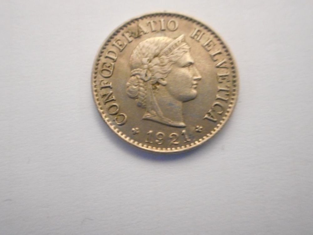 5 Rp. 1921 Erhaltung (Gebraucht) in Kriegstetten für CHF 2 – mit Lieferung auf Ricardo kaufen