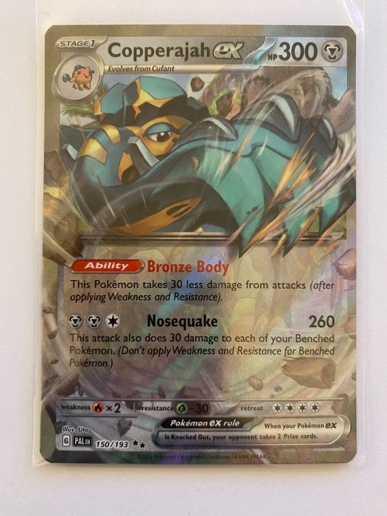 Pokemon Copperajah EX 150/193 Paldea Evolved EN | Kaufen auf Ricardo