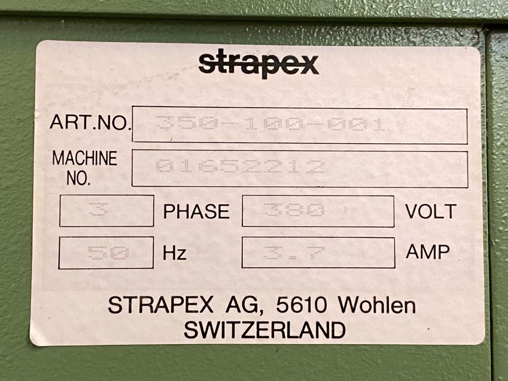 Strapex Umreifungsmaschine (Gebraucht) in für CHF 1 – nur Abholung auf ...
