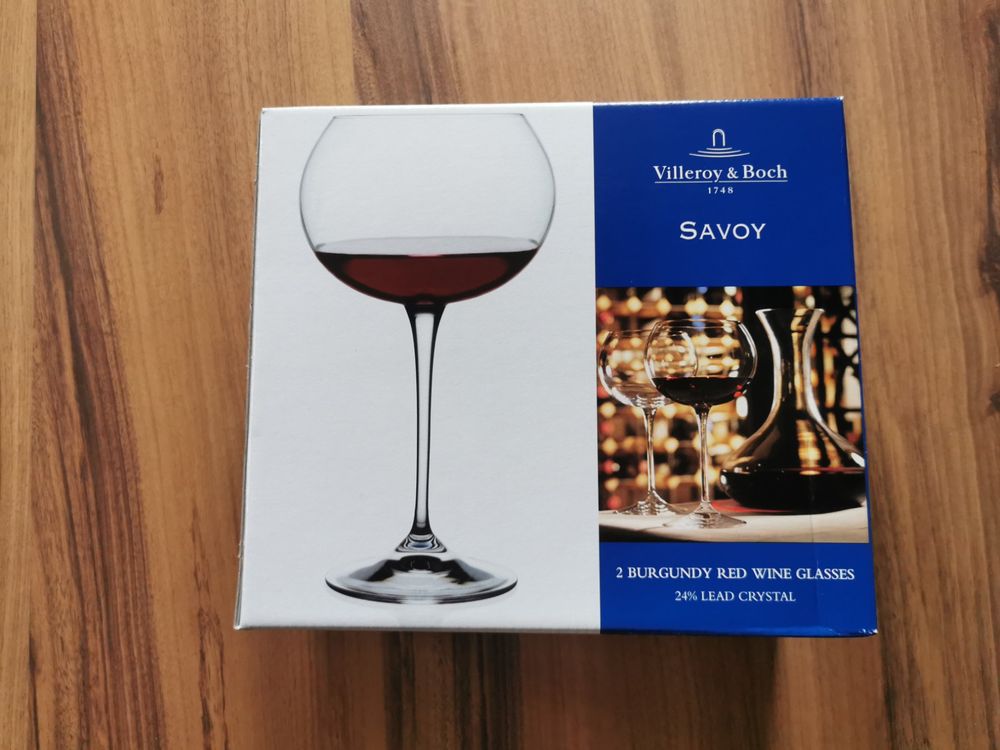 Burgunder Rotwein Gläser (Savoy) (Neu und originalverpackt) in ...
