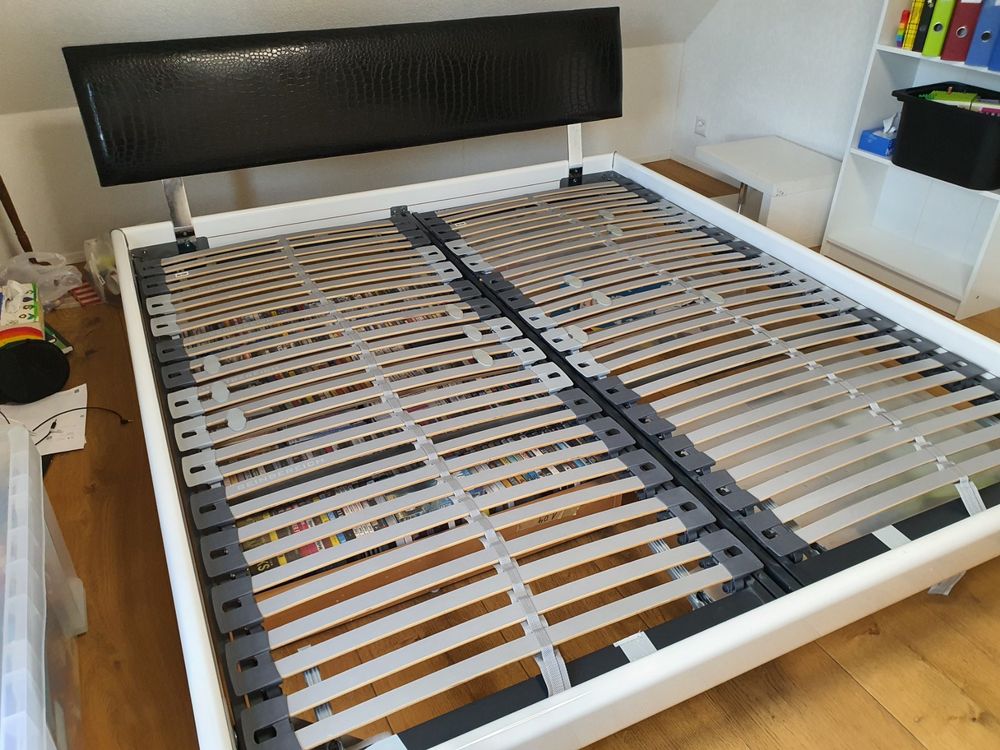 Doppelbett mit je separatem Rost 208x189cm (Gebraucht) in Cham für CHF ...