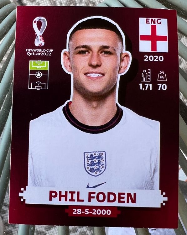 Phil Foden - ENG 17 - Panini Qatar 2022 (Gebraucht) in Trübbach für CHF ...