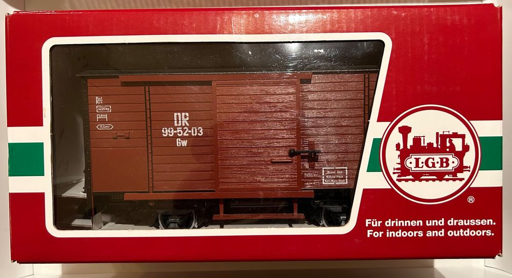 LGB DR Güterwagen 99-52-03 (mit Metallachsen) (Neu (gemäss Beschreibung ...