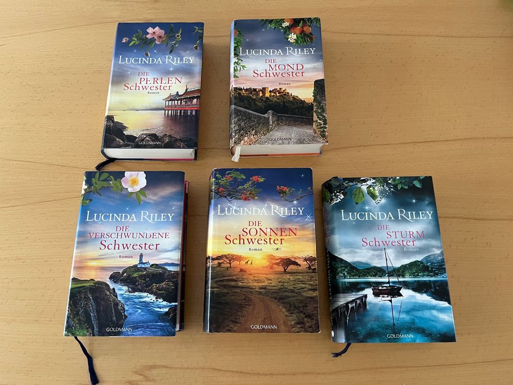 5 Bücher | Lucinda Riley | Die Sieben Schwestern Serie (Gebraucht) in ...