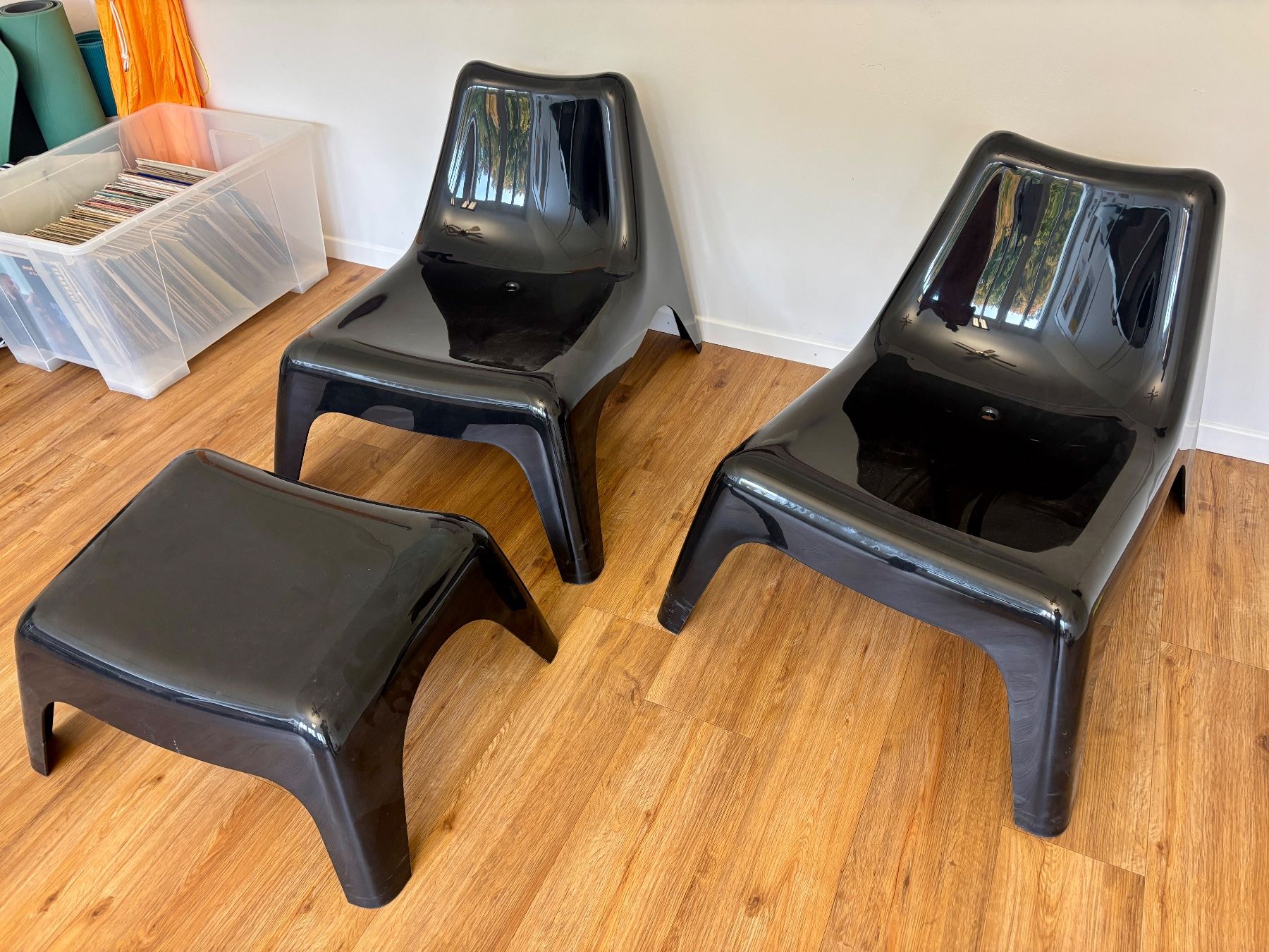 IKEA PS VAGÖ Gartenstühle + Fussteil – top Zustand (Gebraucht) in ...