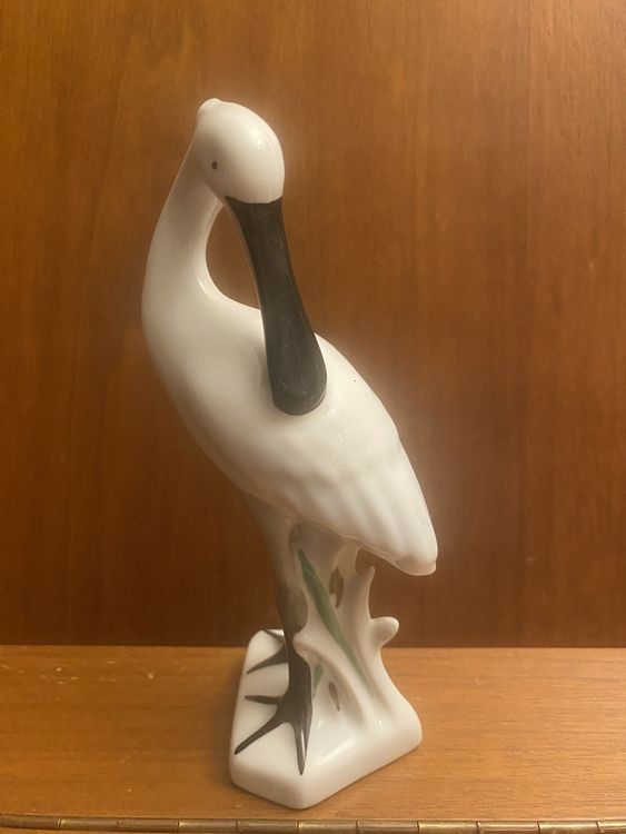 Porzellanfigur Reiher Vogel Figur Deko Vintage | Kaufen auf Ricardo
