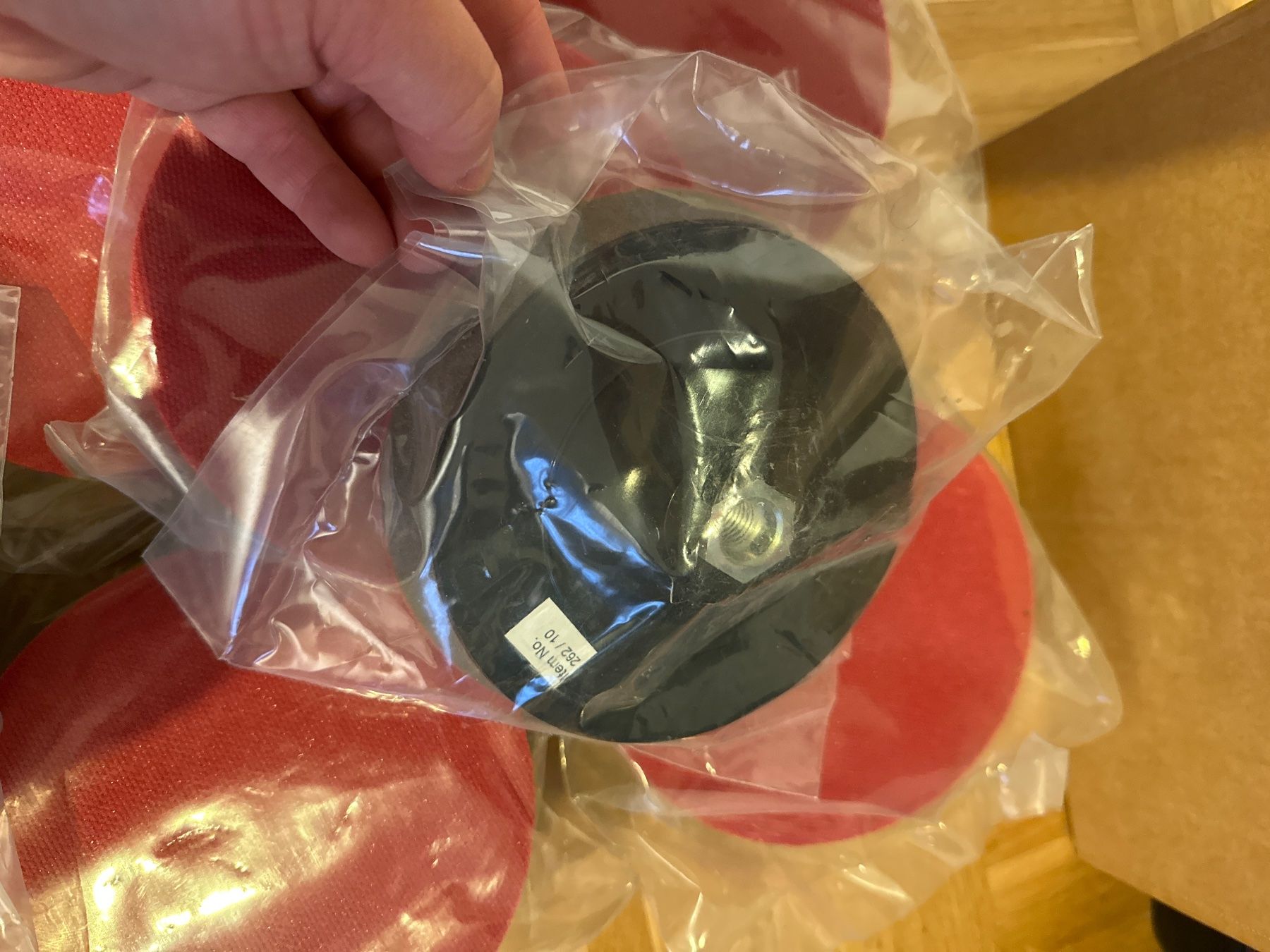 Stützteller für selbstklebende Disc 125mm Durchmesser 7Stk (Neu und ...