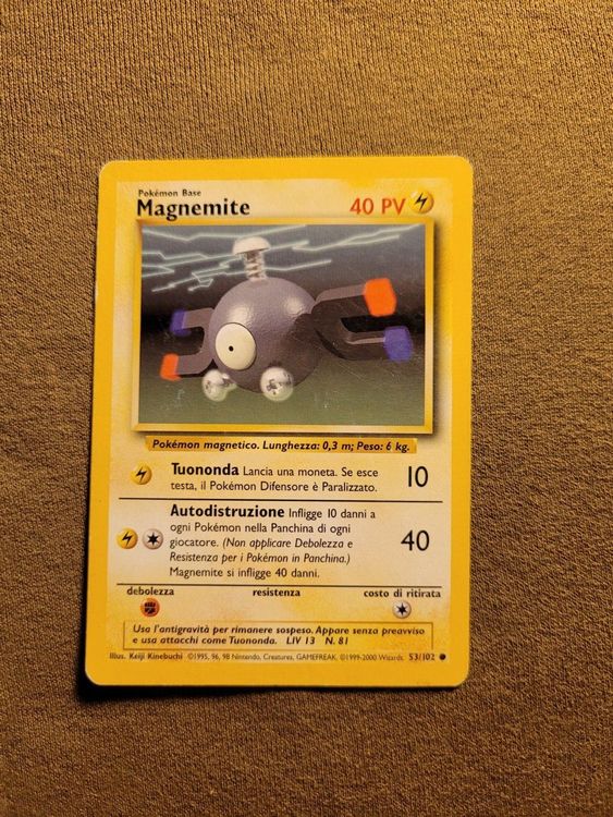 Magnemite Base Set PV 53 | Kaufen auf Ricardo