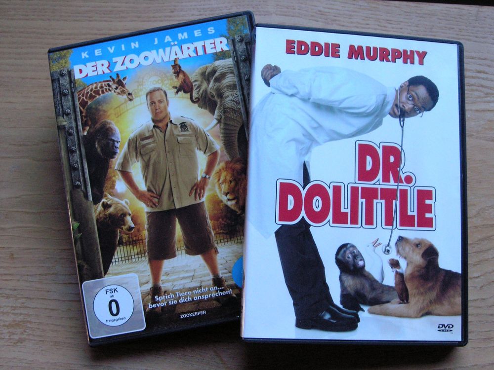 2 DVD Set Dr. Dolttle & Der Zoowärter (Gebraucht) in Zuzwil SG für CHF 7.5 – mit Lieferung auf ...