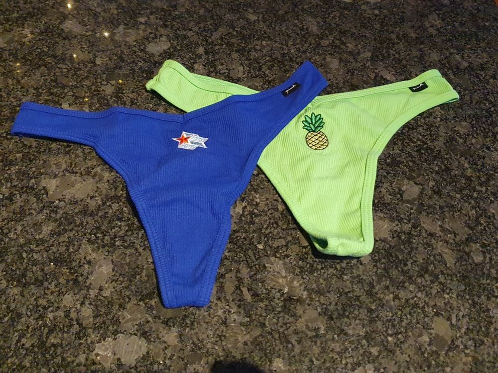 2er-Set Strings (Thong) von Victoria's Secret / Pink, L (Neu und ...