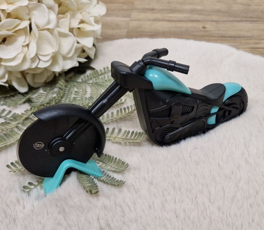 Pizzaroller Motorrad Pizzaschneider Chopper Rocker (Neu (gemäss ...
