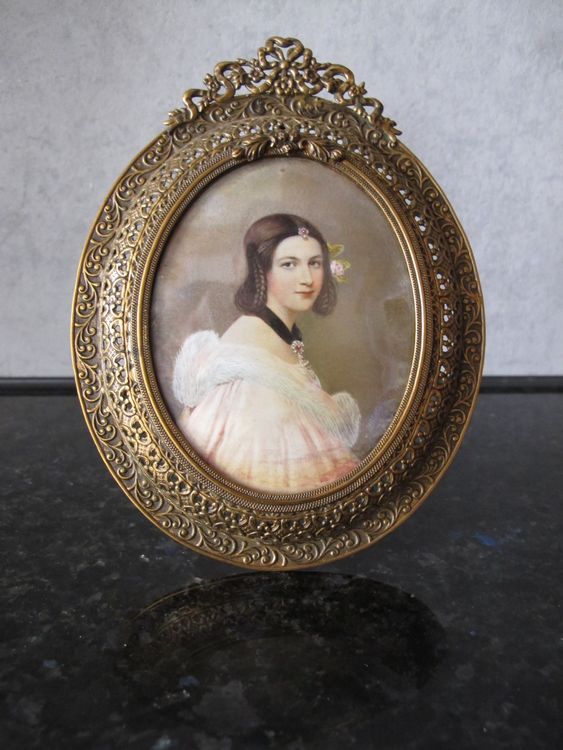Miniatur Portrait n Stieler signiert (Defekt) in Wädenswil für CHF 40 ...