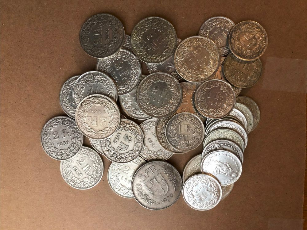 Lot Silbermünzen 5Fr/2Fr/1Fr | Kaufen auf Ricardo