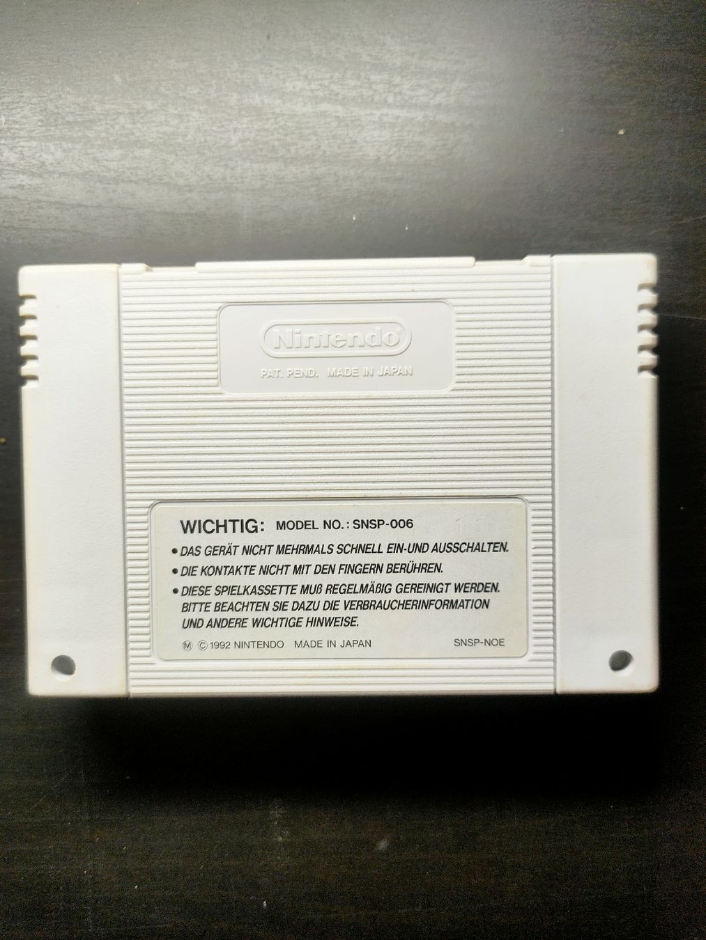 Super Nintendo SNES – Jurassic Park – PAL – Originalmodul (Gebraucht ...