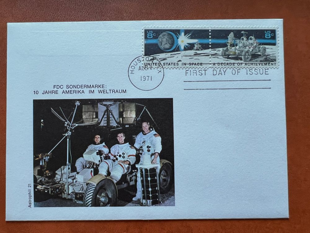 10 Jahre im Weltraum. FDC Houston (R58) (Gebraucht) in Hinwil für CHF 2 ...