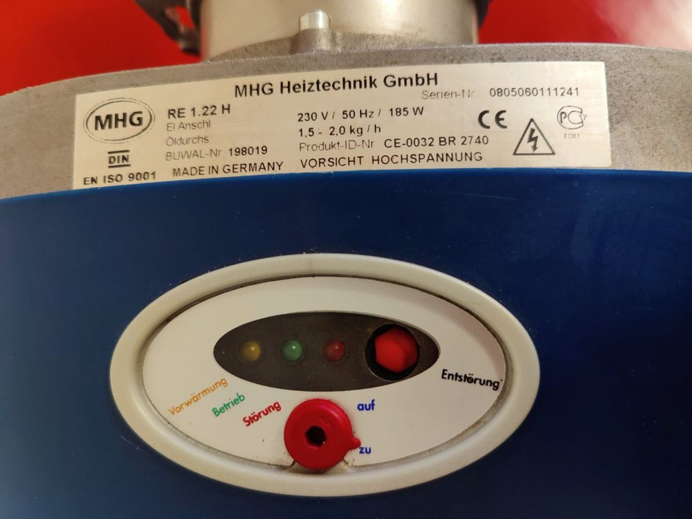 MHG Raketenbrenner RE 1.22 H (Gebraucht) in Kriens für CHF 170 – nur ...