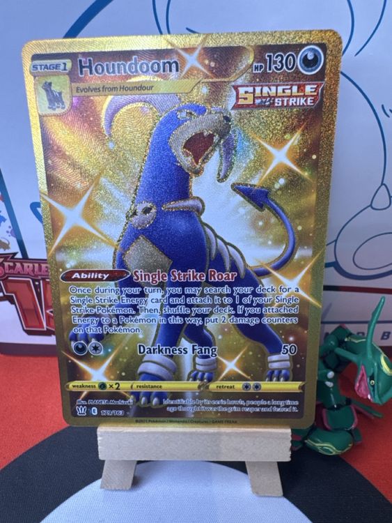 POKÉMON / Houndoom / Battle Styles / Gold (Gebraucht) in ...