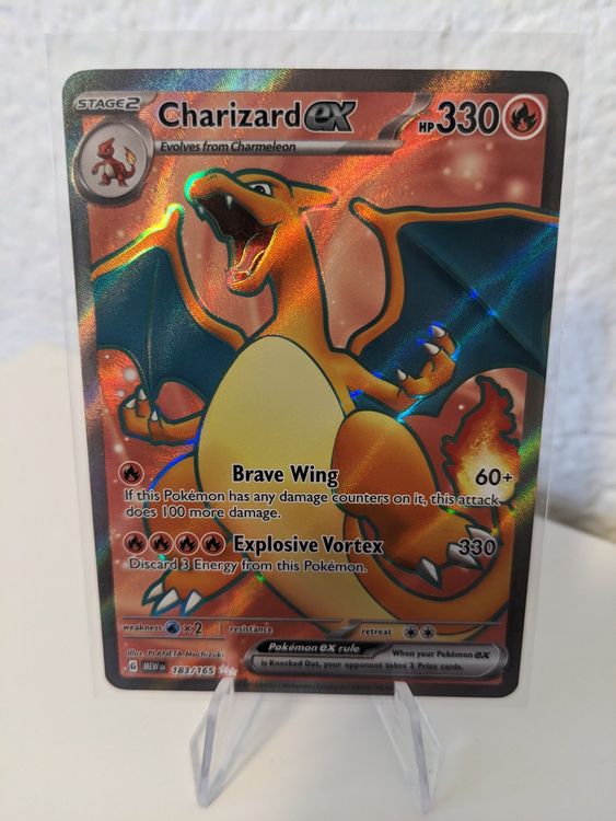 Pokemon 151 - Charizard EX 183/165 ( EN ) ab 1Fr!!! (Neu (gemäss ...