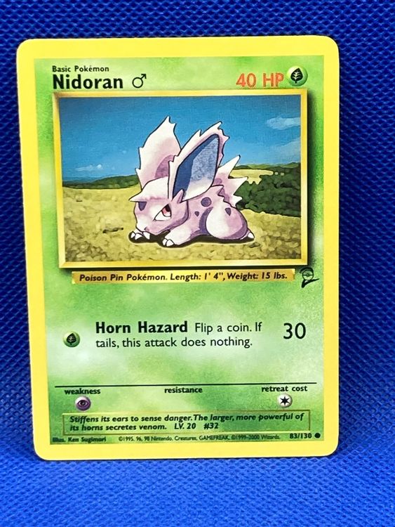Pokemon BASE SET 2 / Nidoran 83 / 130 EN - (EX) (Gebraucht) in Baar für ...