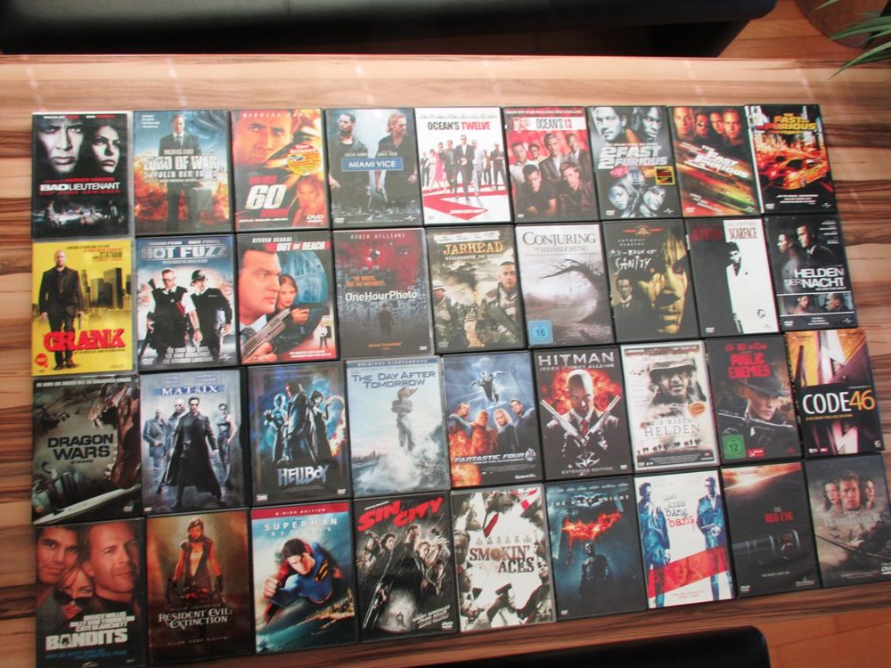 Diverse DVD Action (Gebraucht) in Glattfelden für CHF 9 – mit Lieferung ...