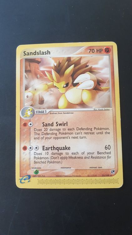 Sandamer sandslash ex sandstorm pokemon | Kaufen auf Ricardo