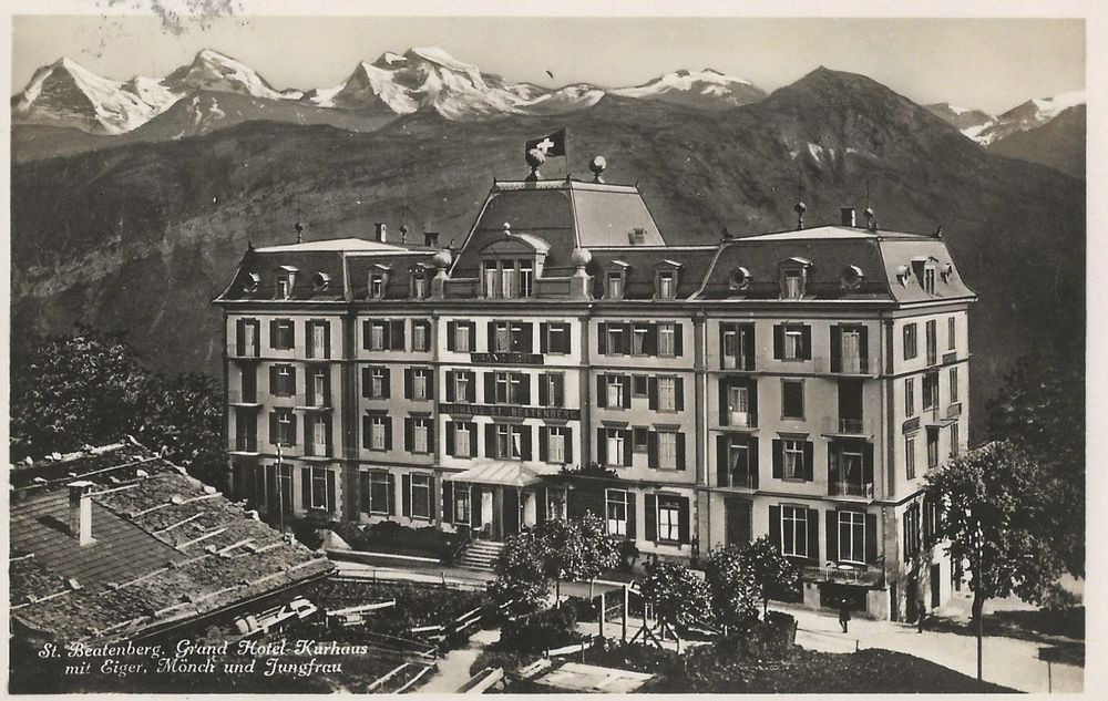 St. Beatenberg, Grand Hotel, Vollstempel Beatenberg-Station (Gebraucht ...