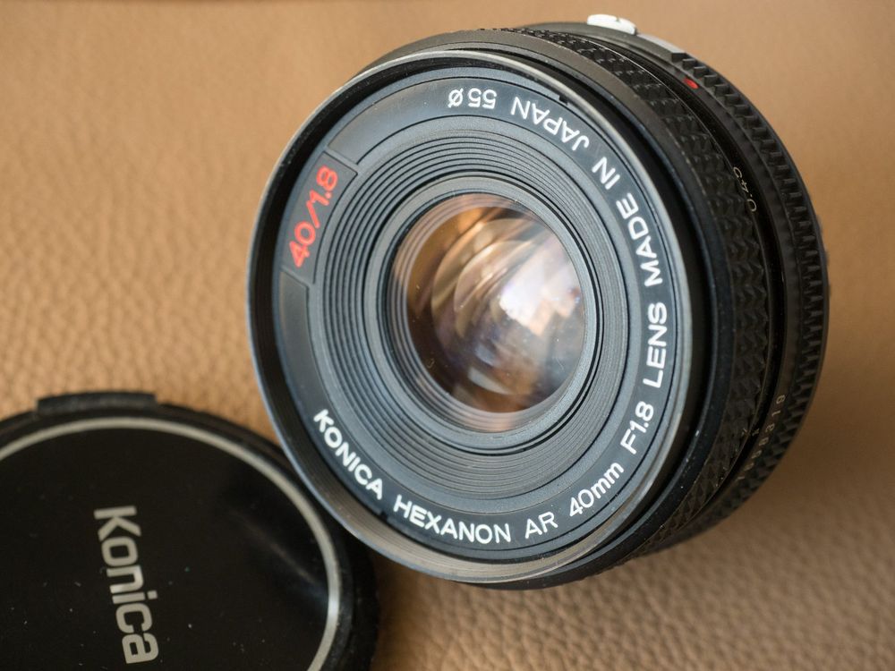 Legendäres Konica Hexanon 40mm 1.8 40, auch digital Japan (Gebraucht ...