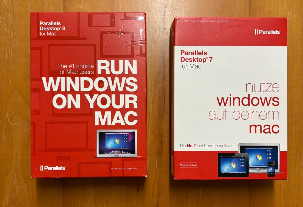 Parallels Desktop 7 + 8 für Apple Mac | Gebraucht (Gebraucht) in Suhr ...