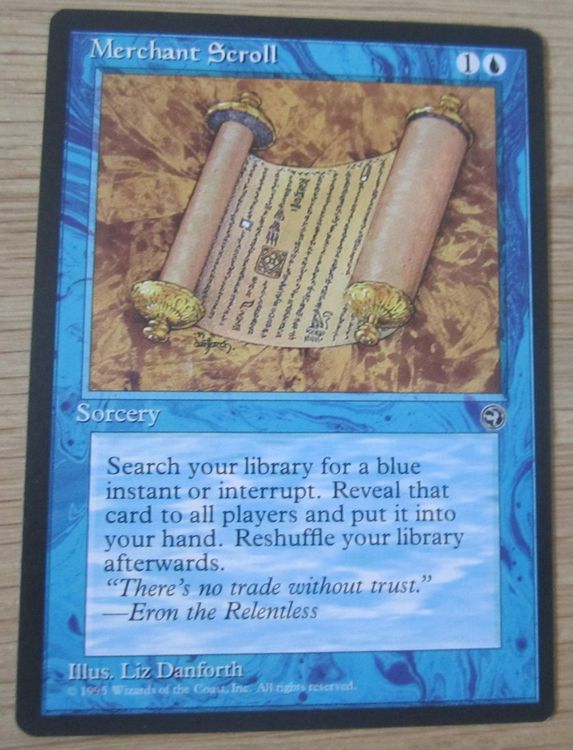 Magic the Gathering Karte Merchant Scroll | Kaufen auf Ricardo