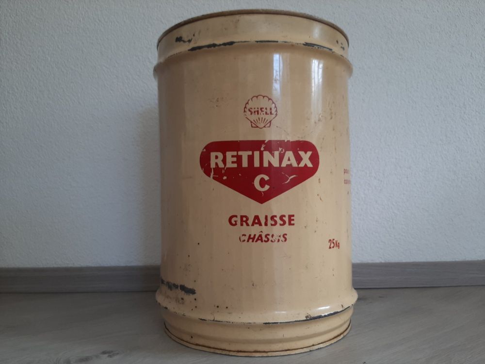 Antike Shell Öldose Oldtimer Blechdose 50er 60er Loft Design | Acheter ...