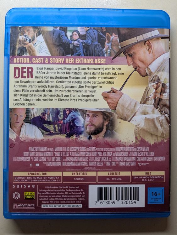 "Das Duell" mit Liam Hemsworth & Woody Harrelson [Blu-ray] (Gebraucht ...