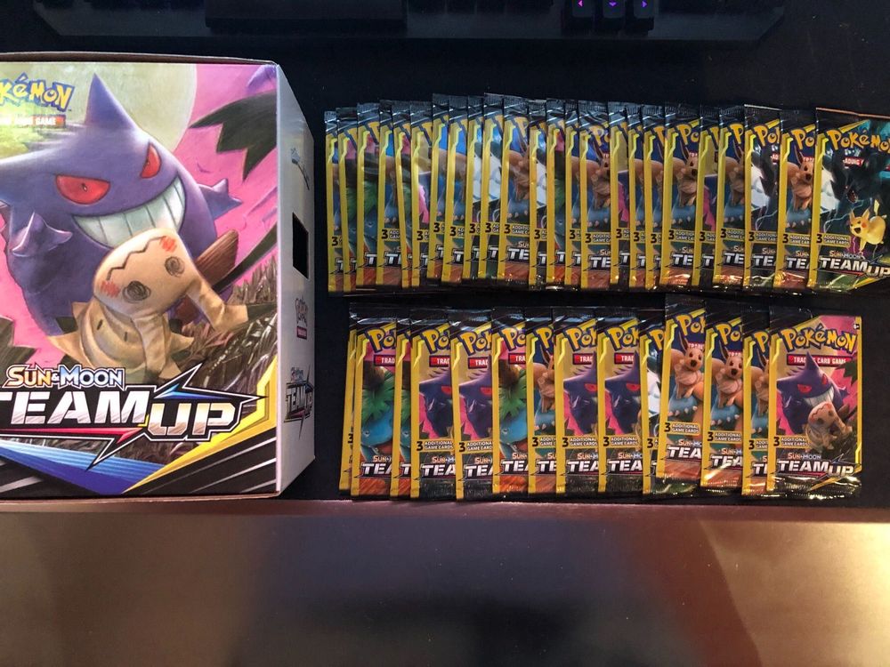 Pokemon Team Up 3er Booster Set (EN) (Neu (gemäss Beschreibung)) in für ...