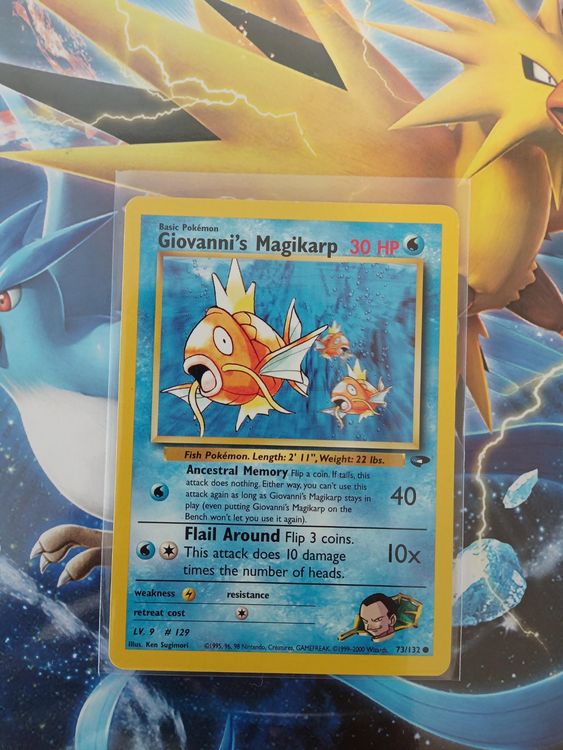 Giovanni's Magikarp - Vintage Pokémon TCG Karte (Gebraucht) in ...