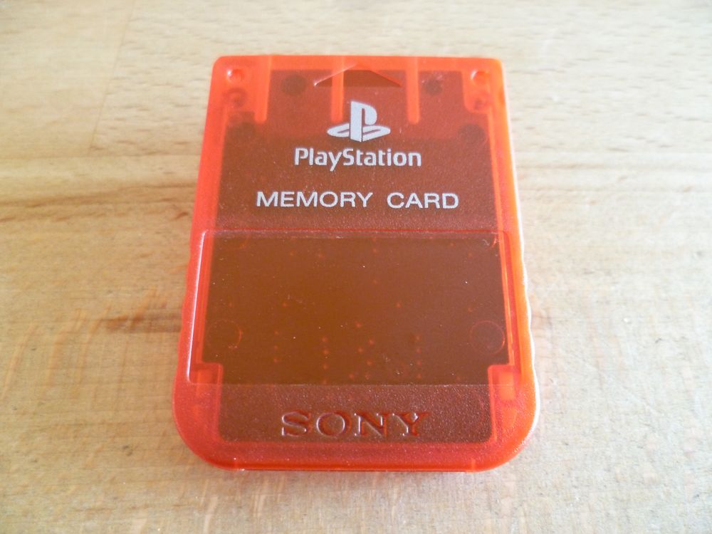 Originale PlayStation PS1 Memory Card Speicherkarte (Gebraucht) in ...