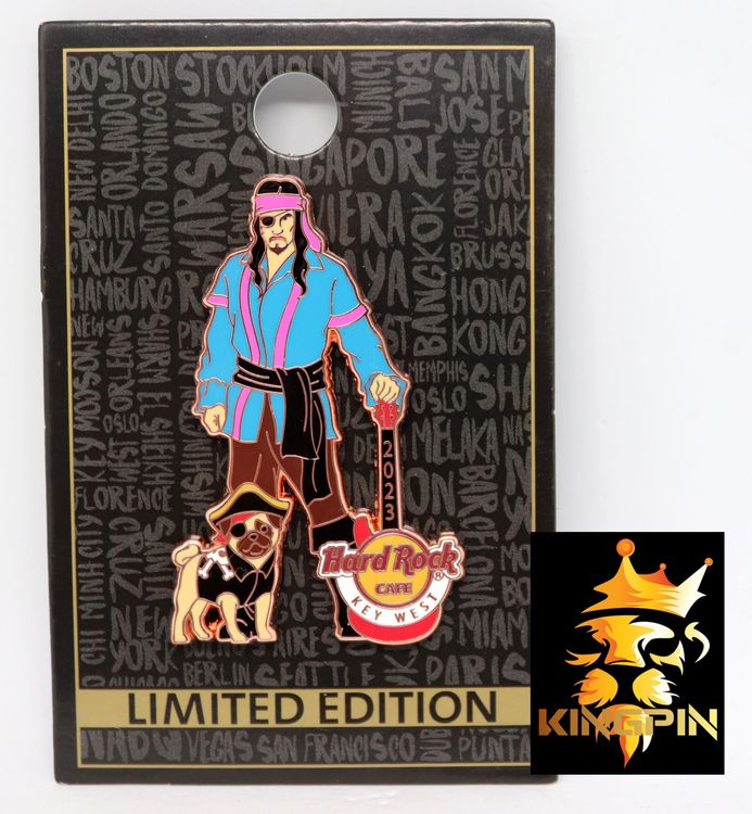 Hard Rock Pin Key West USA Pirate Pug Pin (Gebraucht) in Hinterforst ...