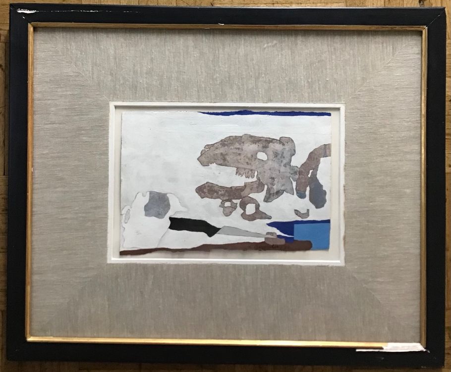 Heinrich BRUPPACHER (1930) Abstrakte Mischtecknik (Gebraucht) in Root für CHF 15 – mit Lieferung ...