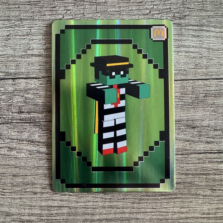 McDonald's Minecraft Zombie Hamburglar - Karte mit Game Code | Kaufen ...