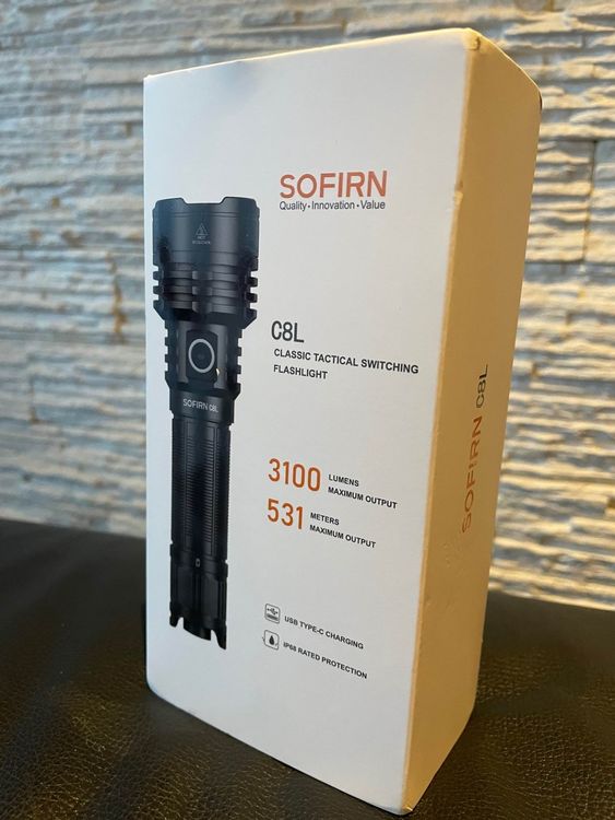 Sofirn C8L Set, Taktische LED mit max. 3100 Lumen (Neu und ...