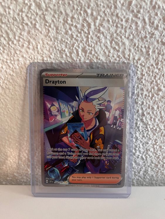 Drayton Trainer Karte aus Surging Sparks - Pokemon | Kaufen auf Ricardo