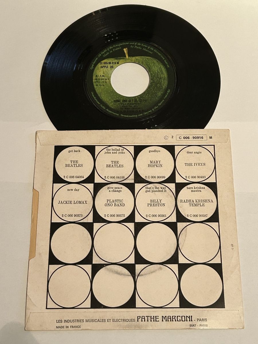 Badfinger. 1970. Rock Of All Ages / Come And Get It (Gebraucht) in ...