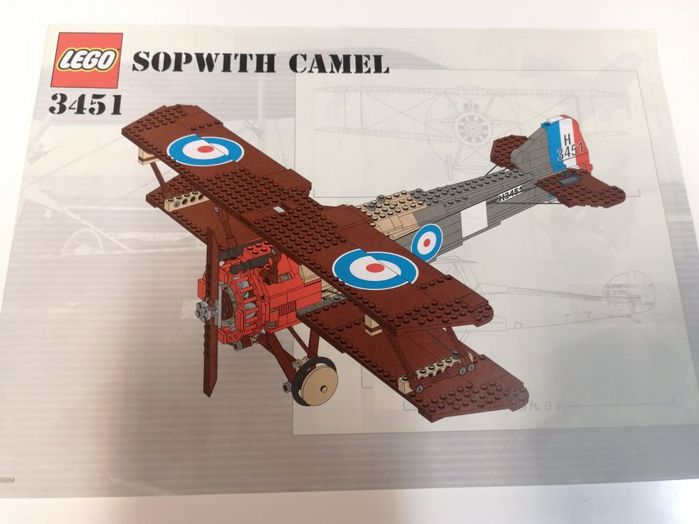 Lego 3451 Sculptures Aircraft Sopwith Camel (Gebraucht) in Sils im ...