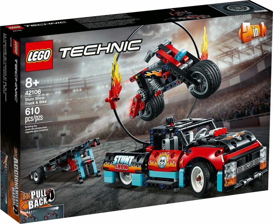 LEGO Technic 42106 Stunt-Show mit Truck und Motorrad 🔥NEU🔥 (Neu und ...