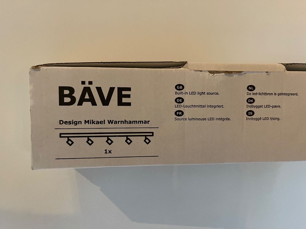 2x5 Deckenspots - Neu- Ikea Bäve | Kaufen auf Ricardo